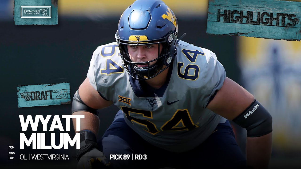 2025 NFL draft: Breaking down Jaguars pick of OL Wyatt Milum