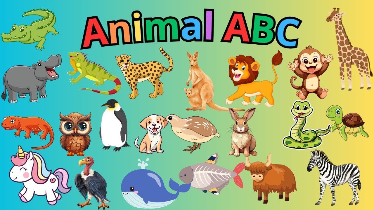 Animals ABC | ABC Animals World | Alphabet Animals Song | Kids TV - YouTube