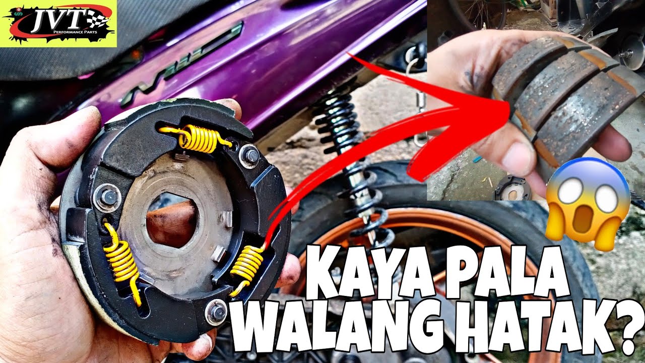 Installing JVT Clutch Lining On Yamaha Mio Sporty | TAGALOG TUTORIAL ...
