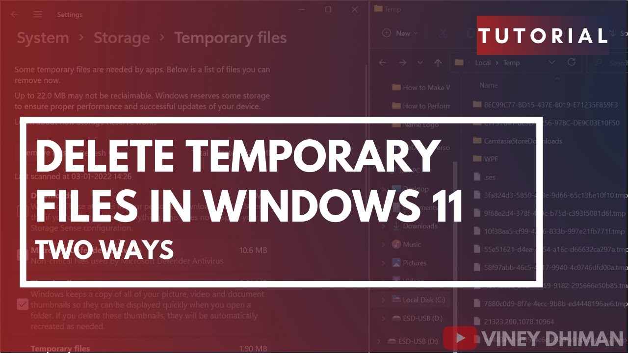 How to Delete Temporary Files in Windows 11 - Dell | HP | Other Laptops ...