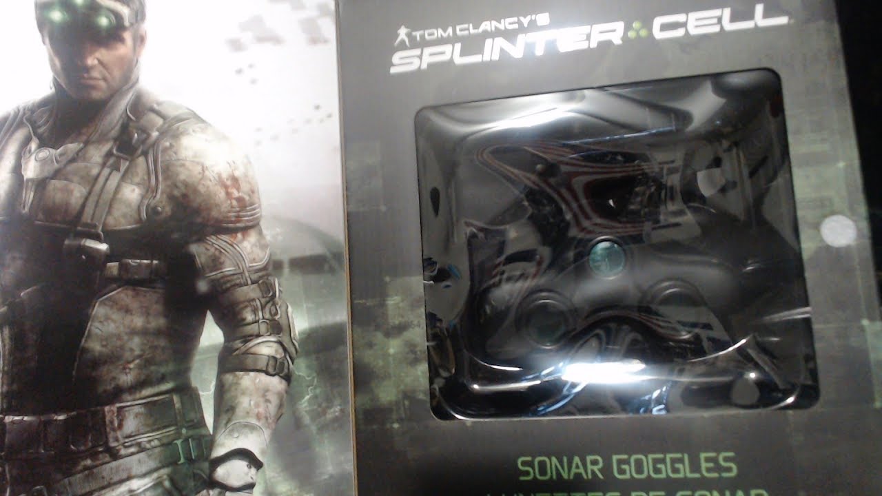 TOM CLANCY'S SPLINTER CELL Sonar Goggles Unboxing - YouTube