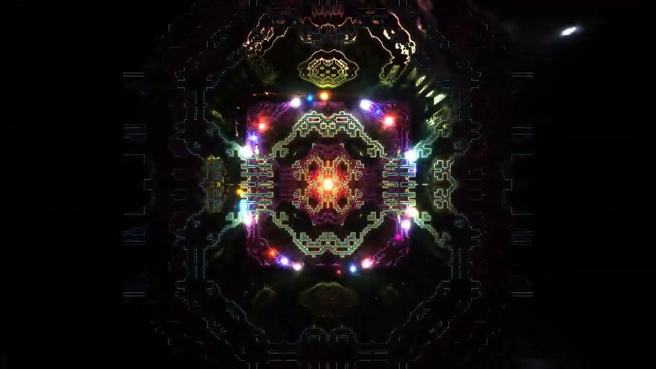 Acid Techno Tunnel Psychedelic Trippy Rave Psytrance Fractal Infinite [ Calm - Relax - Study ...