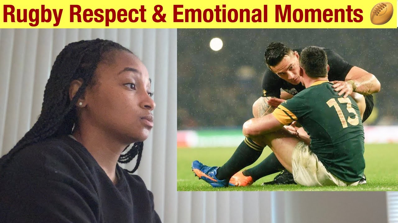 Rugby | best respect and emotional moments | reaction - YouTube