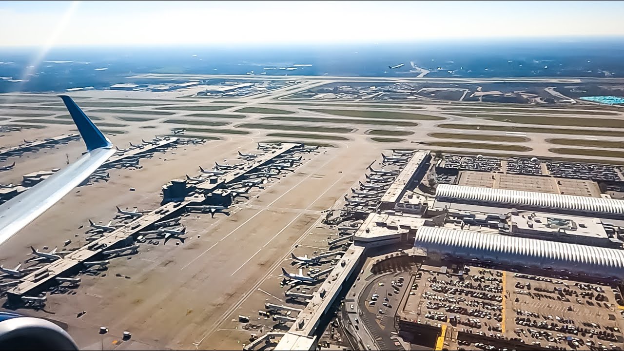 ATL Worlds Busiest Airport to SFO Parallel Takeoff Trip Report - YouTube