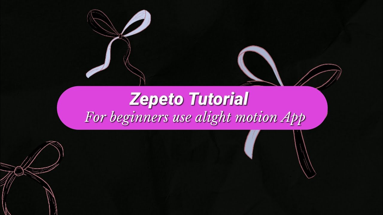 Zepeto Tutorial, Simple editing for beginner - YouTube