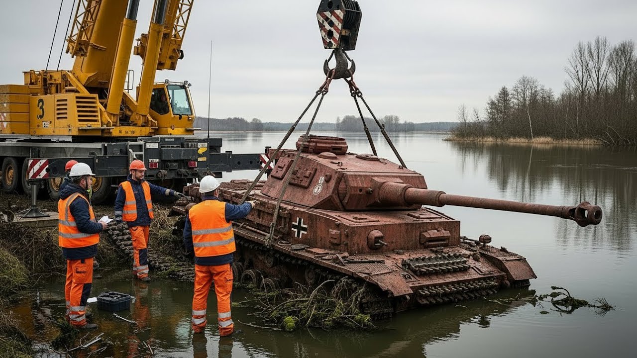 I Restored a Rusted 80-Ton Tank Buried in Mud for 80 Years (No Talking ...