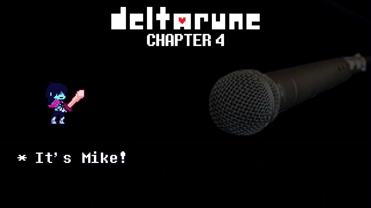 DELTARUNE Chapter 4: Prophecy - Mike Secret Boss Fight (Kris Only ...