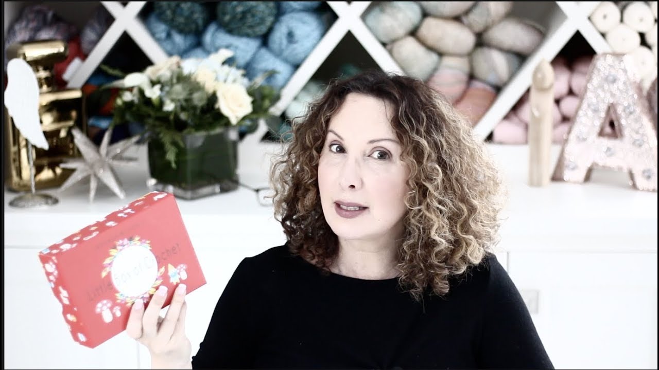 Amanda Bloom's Little box of crochet yarn Subscription Box review - YouTube