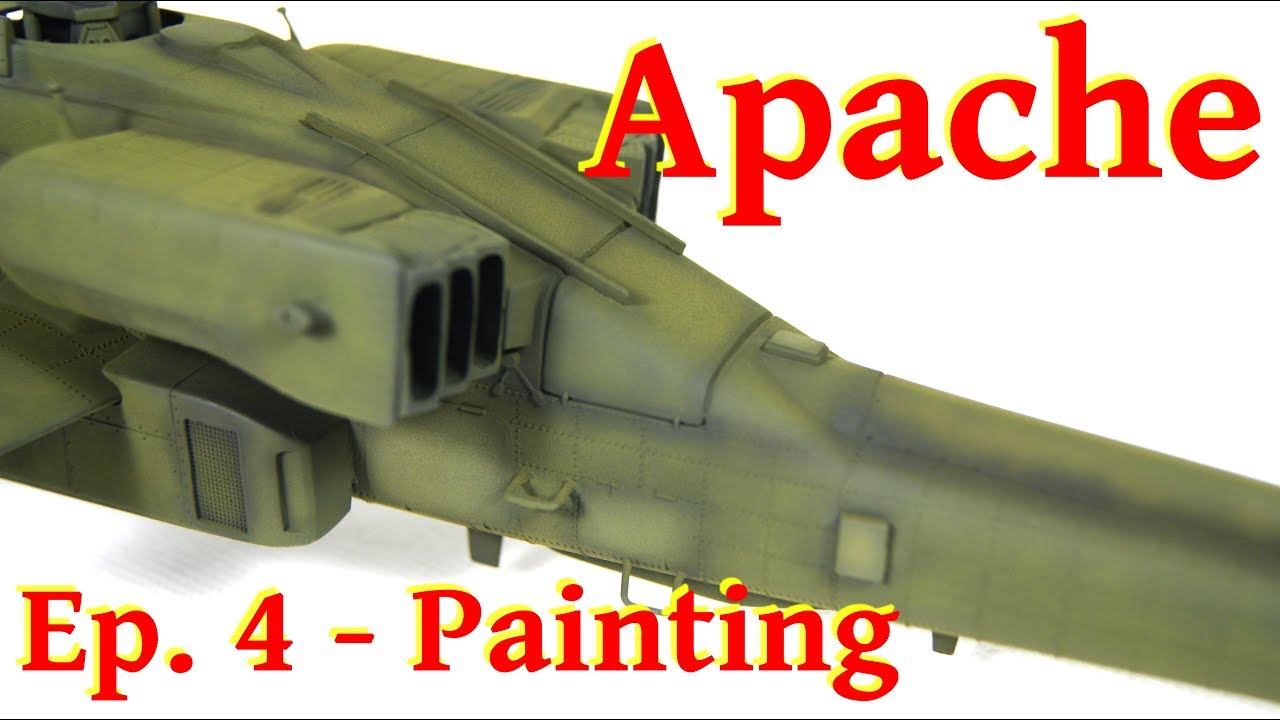 Model Apache Longbow AH-64D - 1/48 Italeri - Painting - YouTube