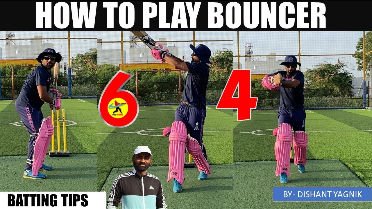 How To Batting Against Bouncer | बाउंसर बॉल कैसे खेले ? Ft. Dishant ...