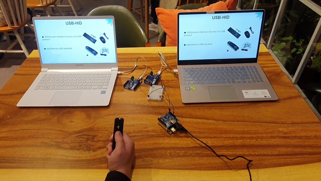 USB HID Duplicator demo (Wireless Presenter) - YouTube