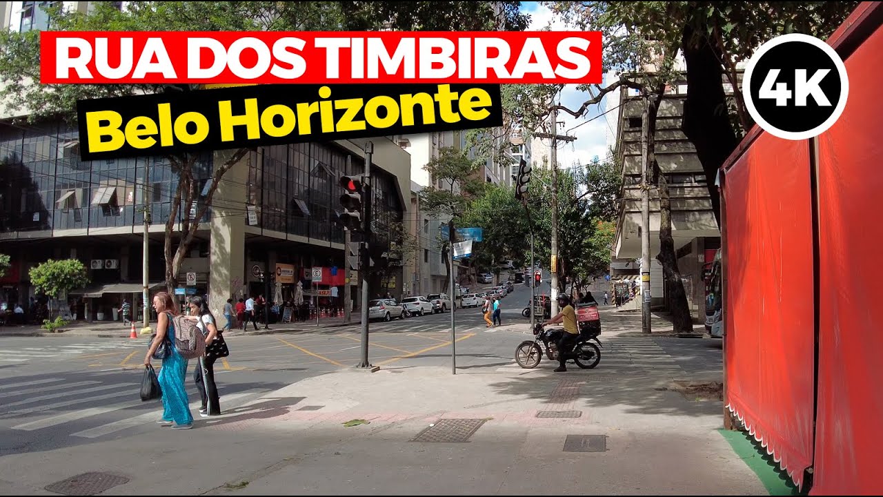 RUA DOS TIMBIRAS | BELO HORIZONTE-MG | NA RUA 4K - YouTube