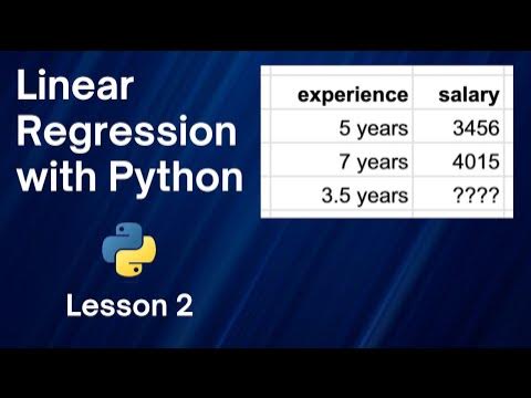 02 - Python and Reading CSV Data (Linear Regression Salaries Course) - YouTube
