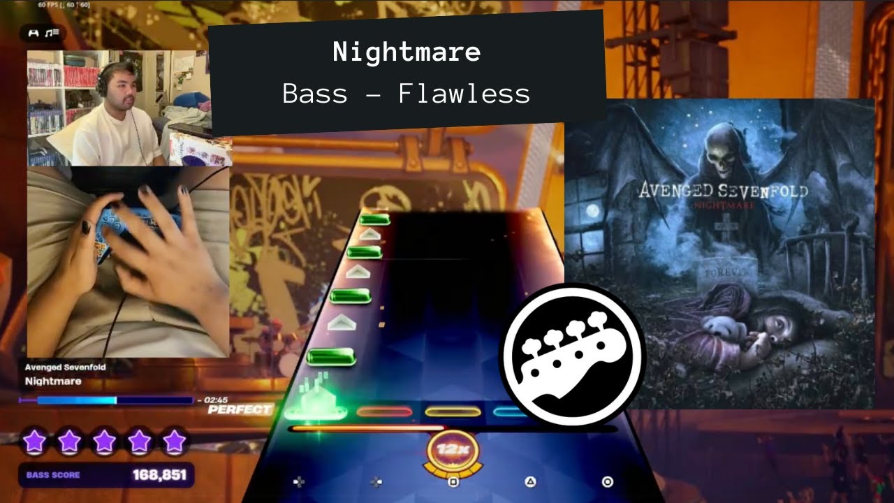 Fortnite Festival Season 6 - A7X Nightmare (Bass / Expert) Flawless ...