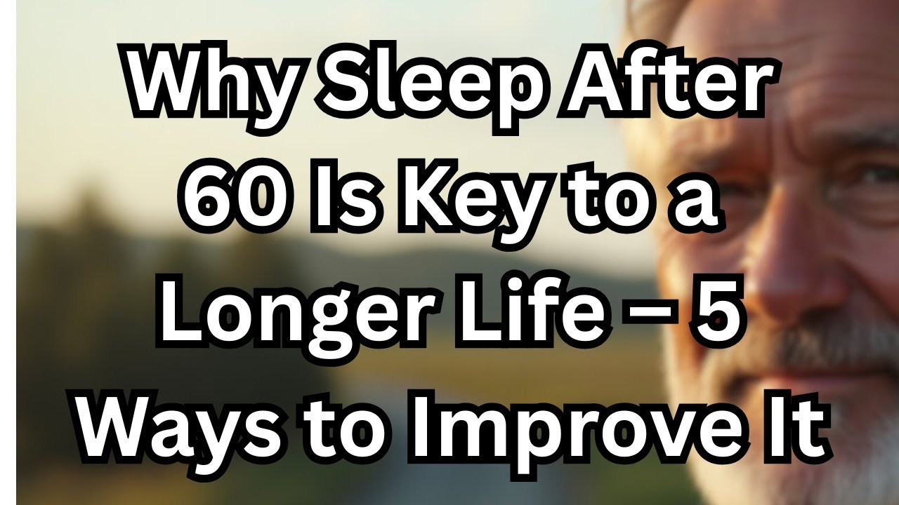 Why Sleep After 60 Is Key to a Longer Life – 5 Ways to Improve It - YouTube