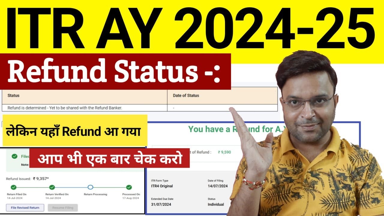 ITR Refund 2024-25, Itr Refund status-Refund is determined but Refund ...
