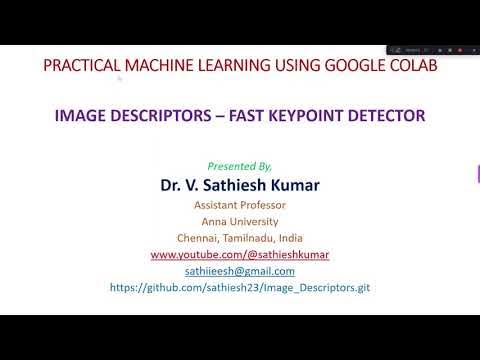 Image Descriptors - FAST Corner Detector - Explanation in English - YouTube