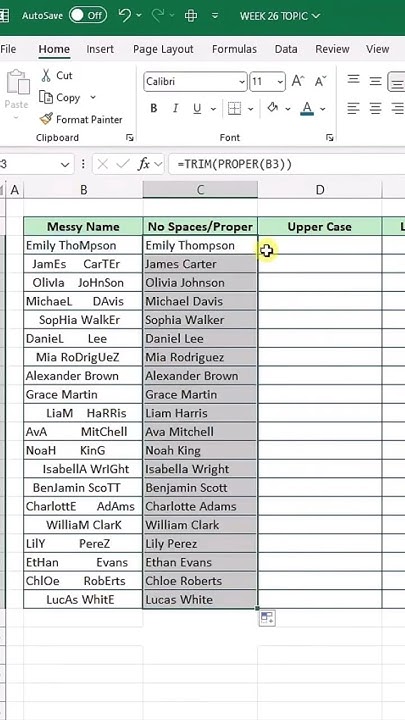 Data cleaning 🧹 in Excel for fresher #shorts #excel #microsoft #short #exceltips #exceltricks # ...