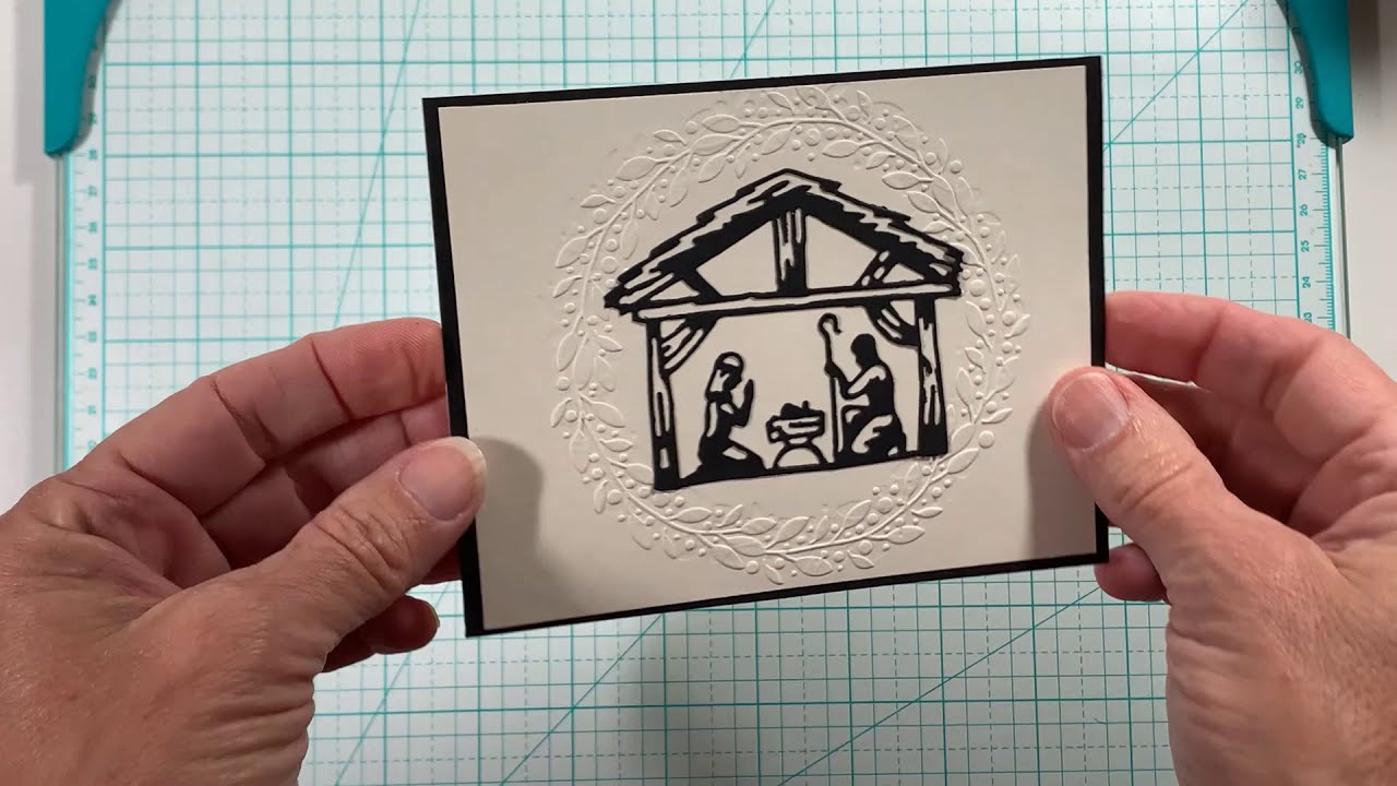 Nativity Card - video tutorial - YouTube