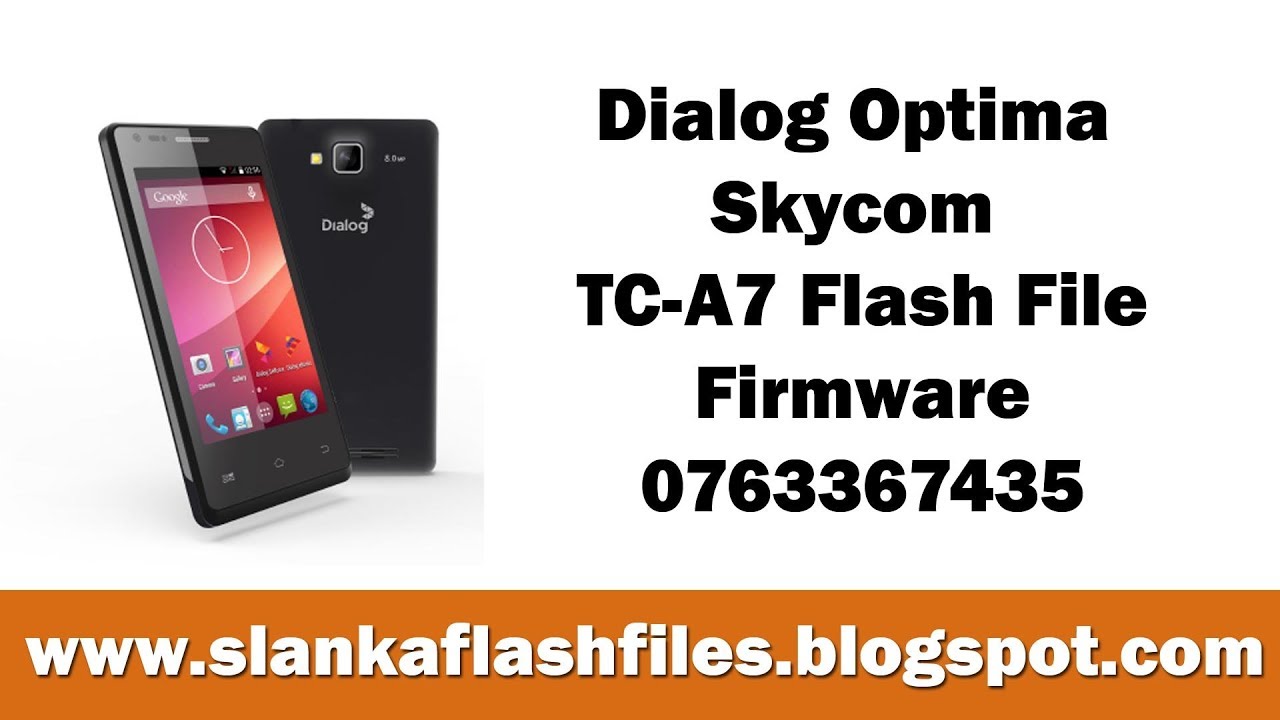 Dialog Optima Skycom TC A7 Flash File Firmware - YouTube