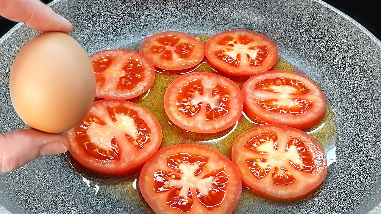 Haben Sie Tomaten und Eier? Kochen Sie dieses einfache Rezept, lecker ...