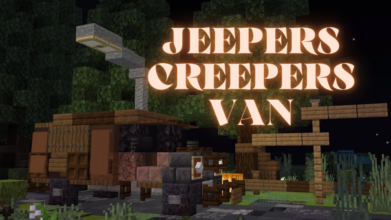 Minecraft: How to build a Truck in Minecraft (Jeepers Creepers Van ...