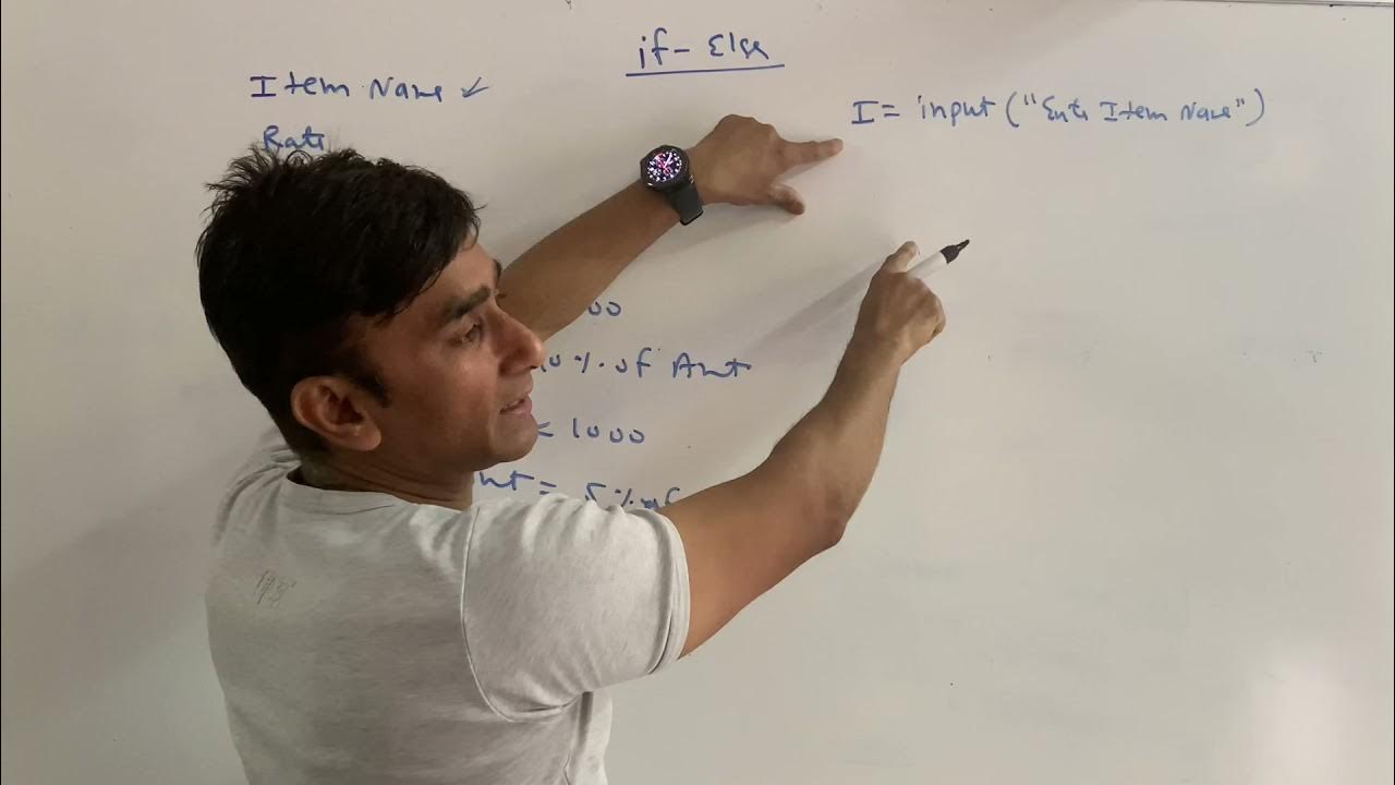 If-else statement in Python | Basic Concepts of Python | Raju Sir Ki ...