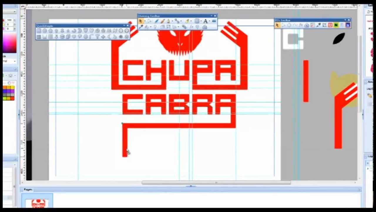 Chupacabra- logo design for bands, metal,rock, logo design london - YouTube