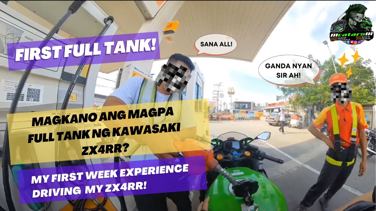 FULL TANK NI ZX4RR!!! KAMUSTA 1ST WEEK EXPIRIENCE WITH... (4K ...