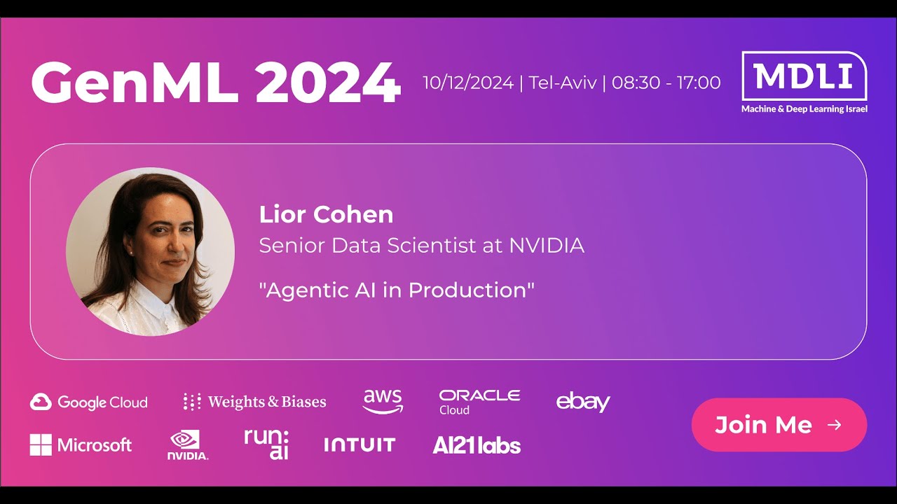 AI Agents in Practice, by Lior Cohen, Senior Data Scientist at Nvidia ...