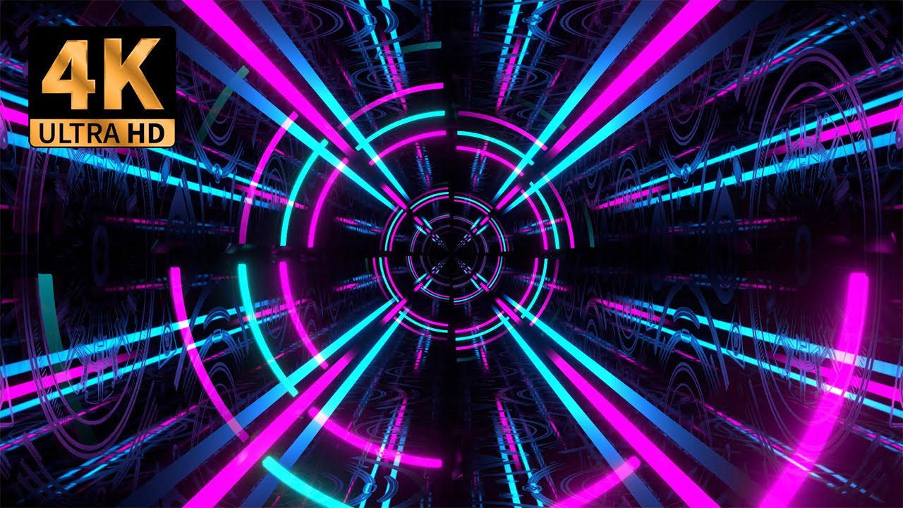 🌟 4K VJ Loop 🌟 Abstract Neon Strobe 🌟 Techno Laser DJ Visuals 🌟 No ...