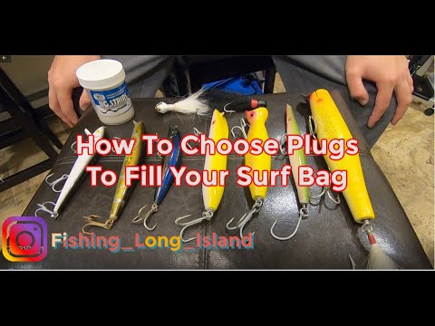 How To Select Plugs to Fill a Surf Bag - Daytime & Nighttime For ...