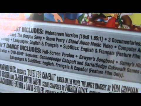 Quest for Camelot/Cats Don't Dance Double Feature DVD Unboxing - YouTube