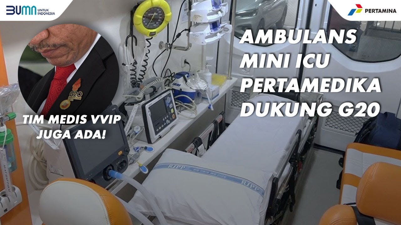 Super Lengkap & Canggih! Ambulans Mini ICU Pertamedika IHC Dipercaya ...