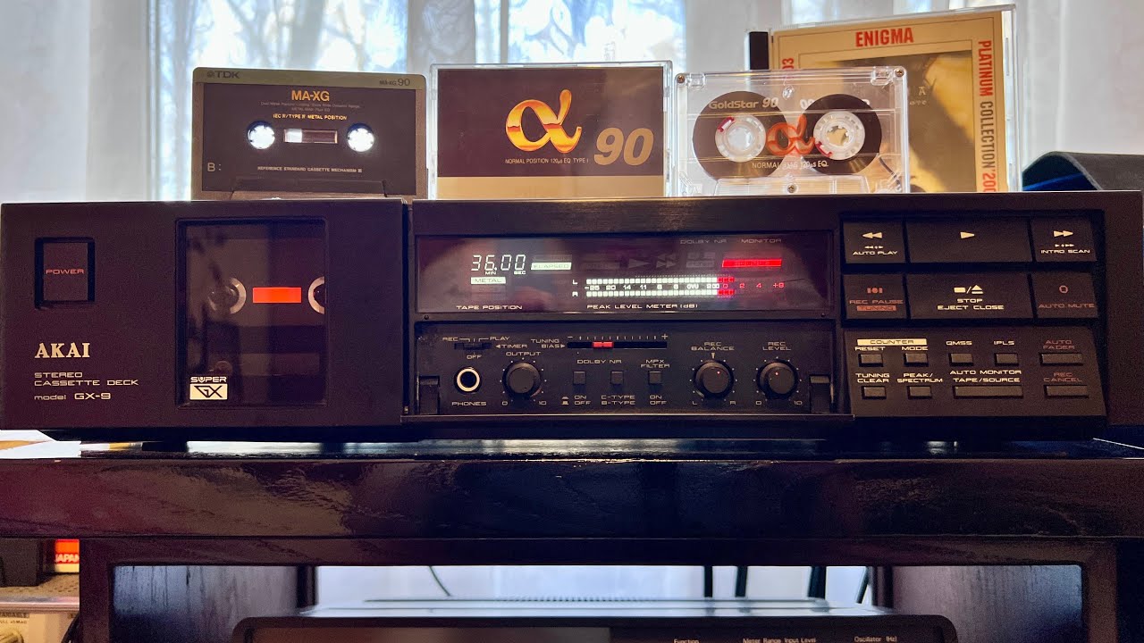 Akai GX-9, финалочка! Все отремонтировано. И Dolby теперь тоже. - YouTube