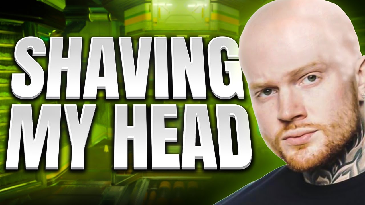 Shaving my Head BALD | Making a Bet with Twitch Chat 🤑 - YouTube