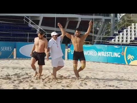 Inam Butt(PAK) vs Murat Ozkan(TUR) Beach Wrestling World Series