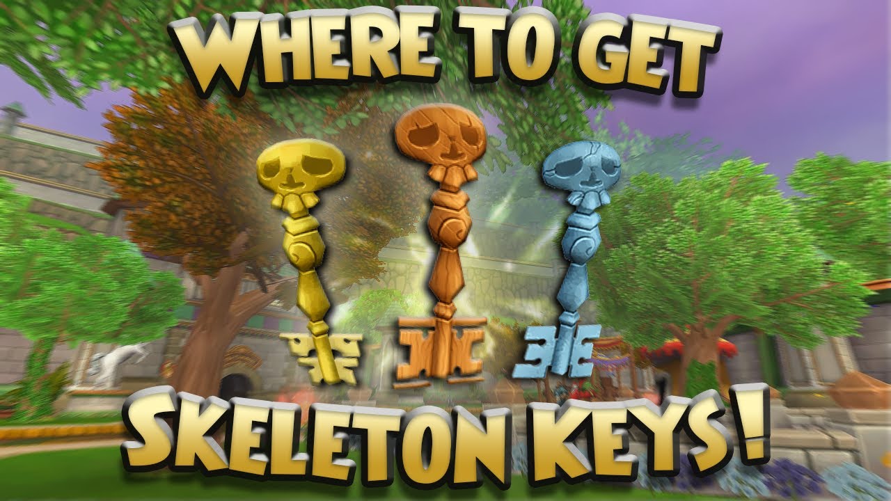 Wizard101 Where To Get Skeleton Keys YouTube