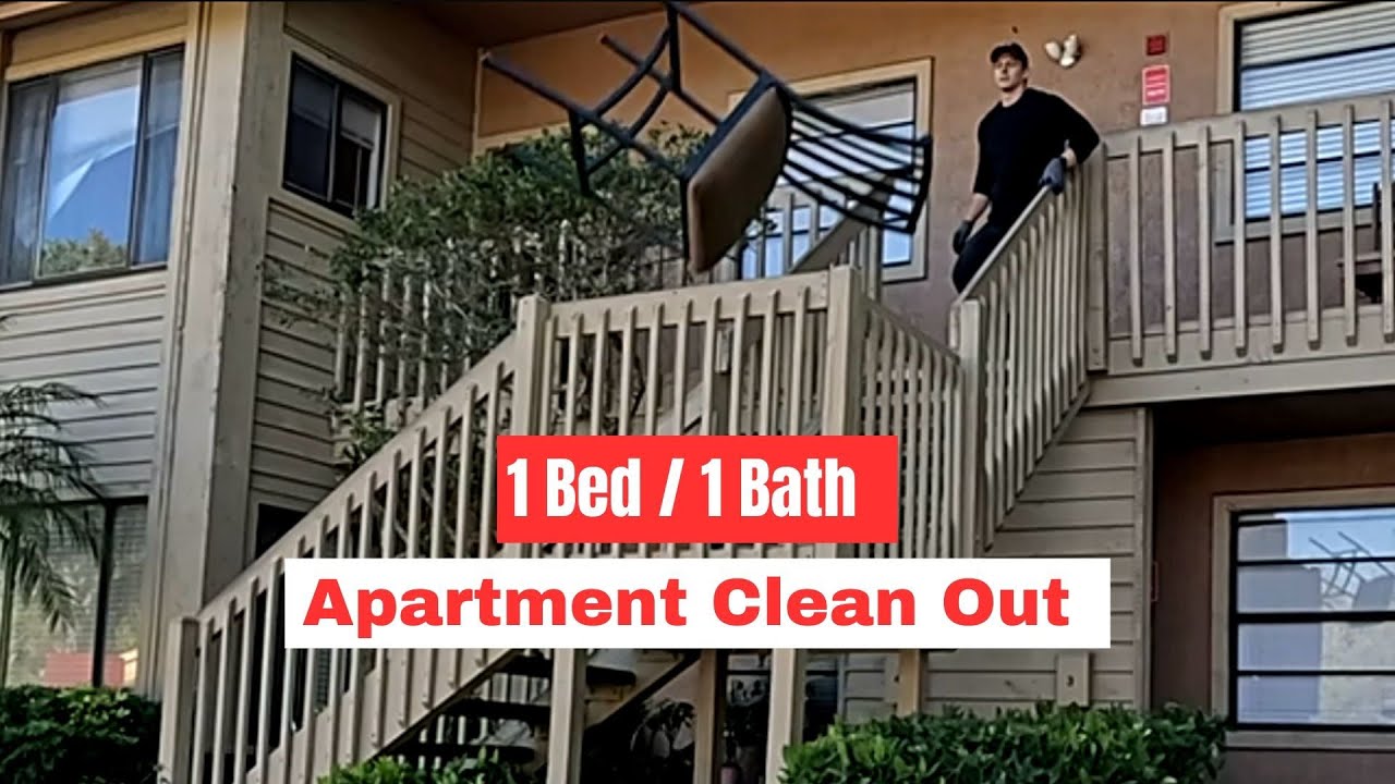 2nd Story Apartment Clean Out! | What Happened To The Tenant? - YouTube