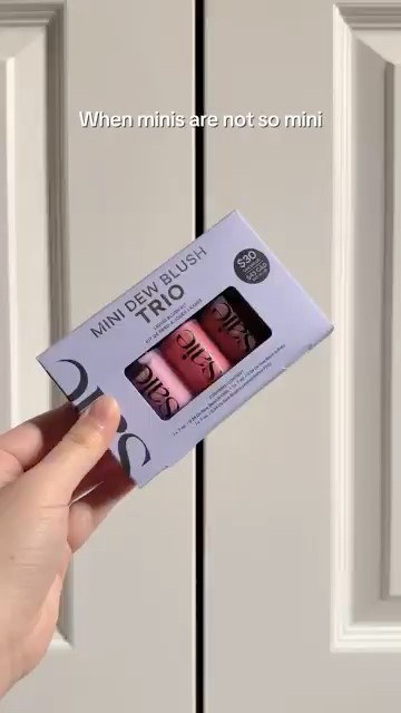 @Saie mini dew blush trio - YouTube