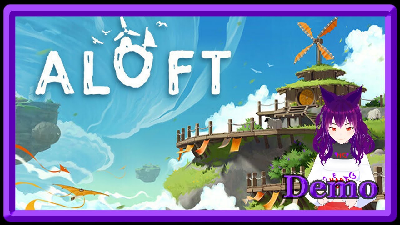 ☁️Aloft🪂 On the second island we start building our base and fly around ...