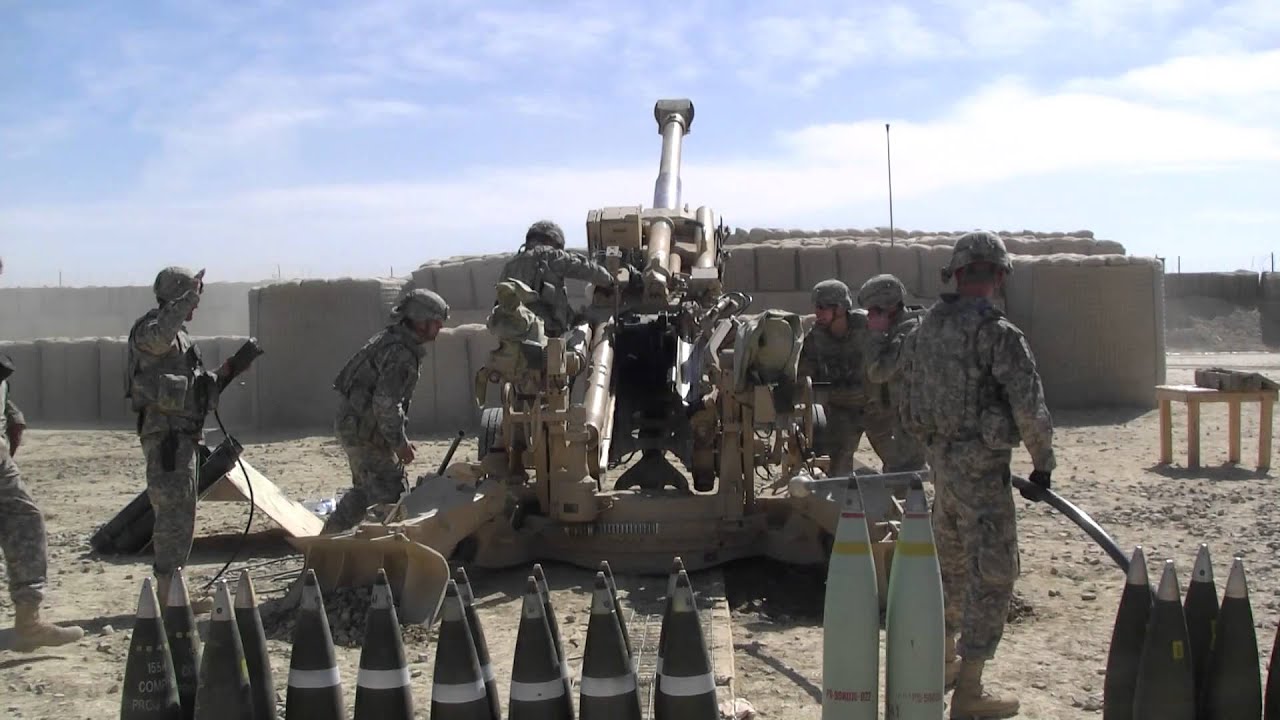 M777 Howitzer Firing Delta Battery 1-321 HD - YouTube