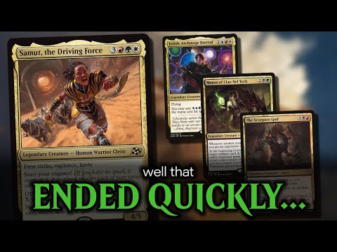 Samut the Driving Force vs Jodah vs Meren vs Scorpion God Commander Gameplay | tribalkai