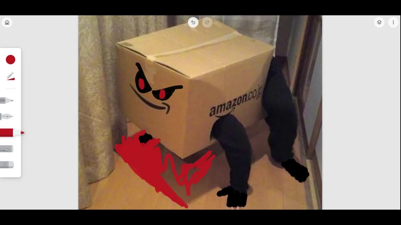Angry amazon box in real life as an object from a object show - YouTube