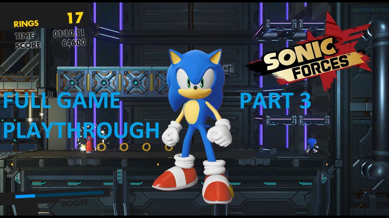 Sonic Forces Part 3 of 8 Full Game Playthrough Stages 6 - 10 - YouTube