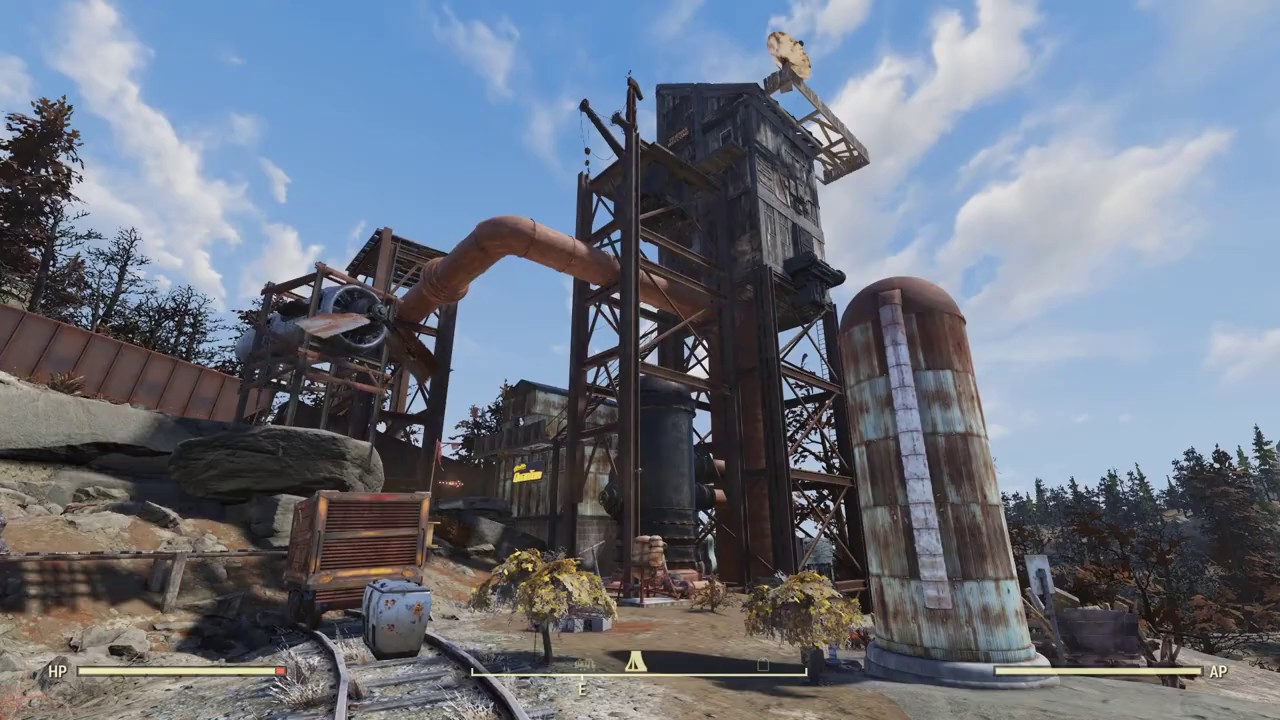Fallout 76 - C.A.M.P. - "Monongah Station" - YouTube