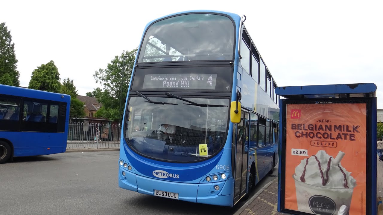 Journey On Metrobus Crawley Route 4 6906 BJ63UJO - YouTube