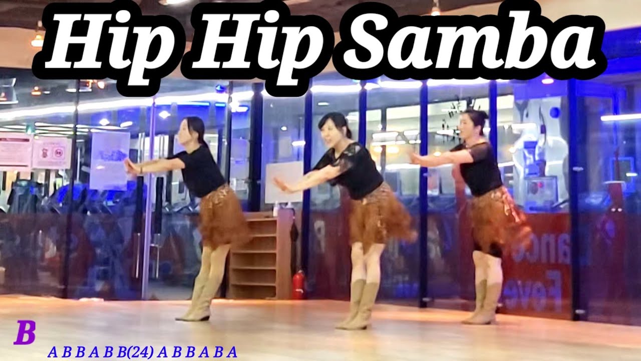 Hip Hip Samba (Phrased Advanced Samba) Line Dance - YouTube