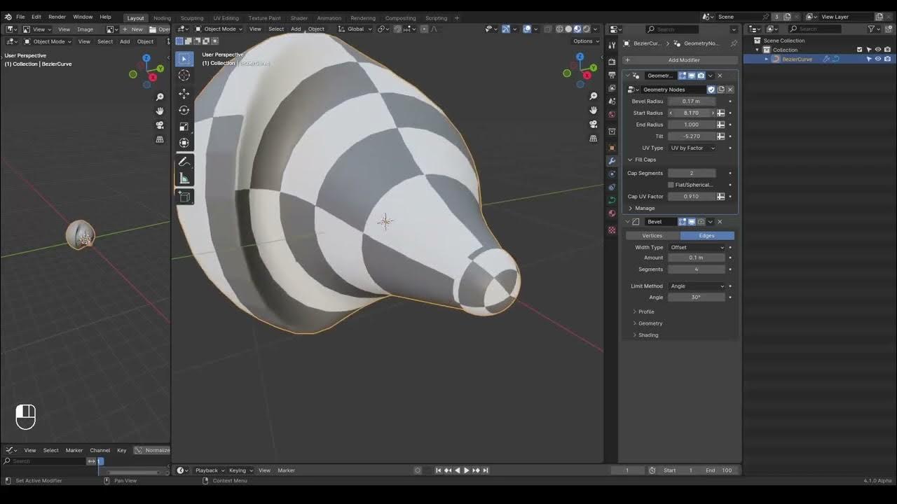 [Demo] Curve UV Map - Blender Geometry Nodes 4.0+ - YouTube