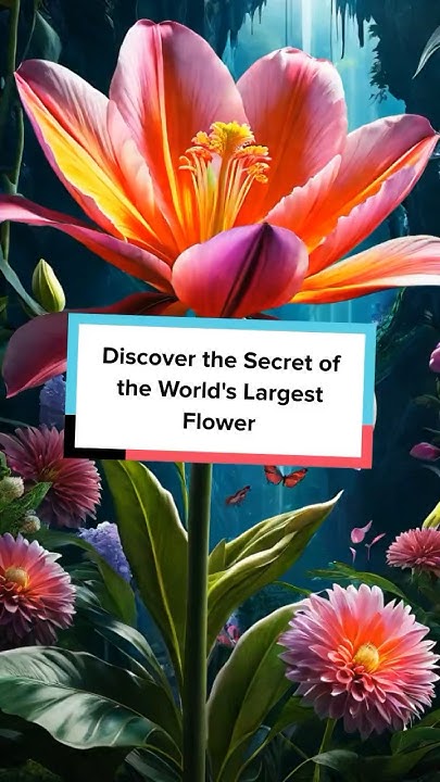 The Stinky Truth About World's Biggest Flower! 🤯🌸 #shorts #facts # ...